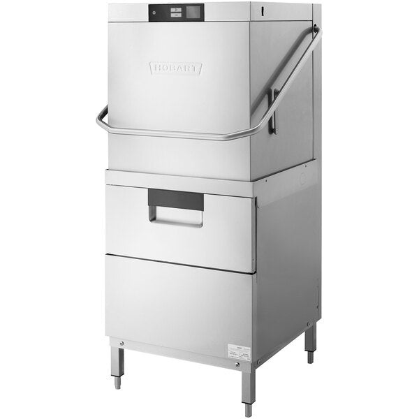 Hobart Double Level High Temperature Door-Style Dishwasher with Booste