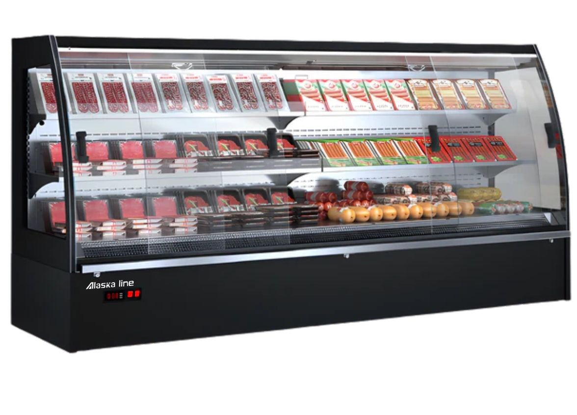 99" Alaska-Line Open Air Deli Merchandise Cooler Showcase Remote Compr
