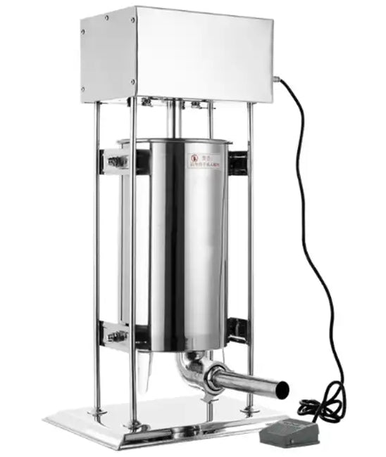 Electric Stainless Steel Vertical Sausage Stuffer 33 lb. Capacity EVS ...