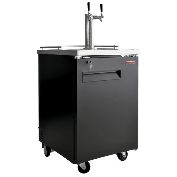 New Air 23" Solid Single Door Beer Dispenser NBD-23-SB