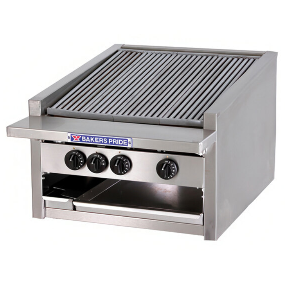 Bakers Pride Natural Gas 36" Low Profile Glo Stone Charbroiler L-36RS