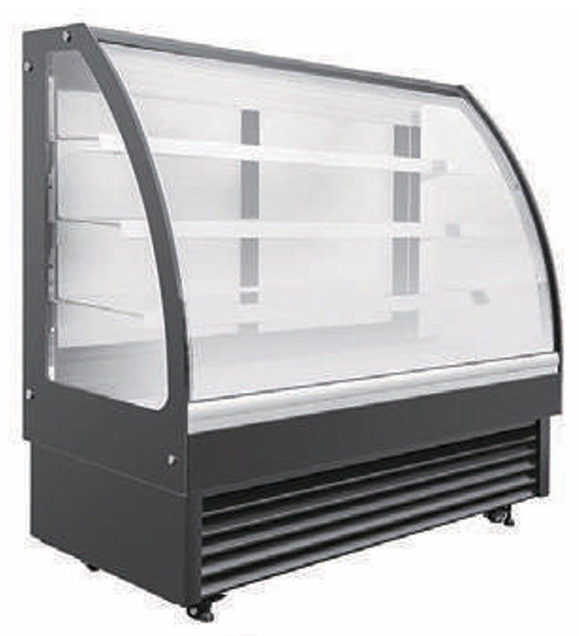 Alaska Line 73.2” Curved Bakery Display Cooler Showcase HIT-255
