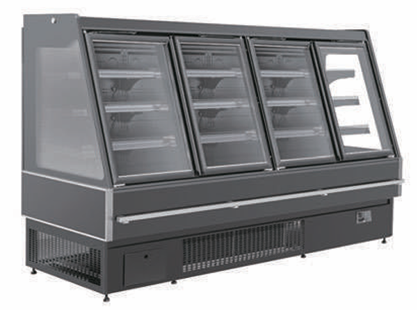 Alaska-Line 101.5” Glass Door Merchandiser Cooler HIT-138C