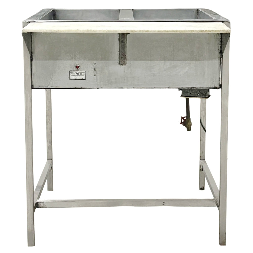 Steam Table 2 Compartment Electric Used FOR02332