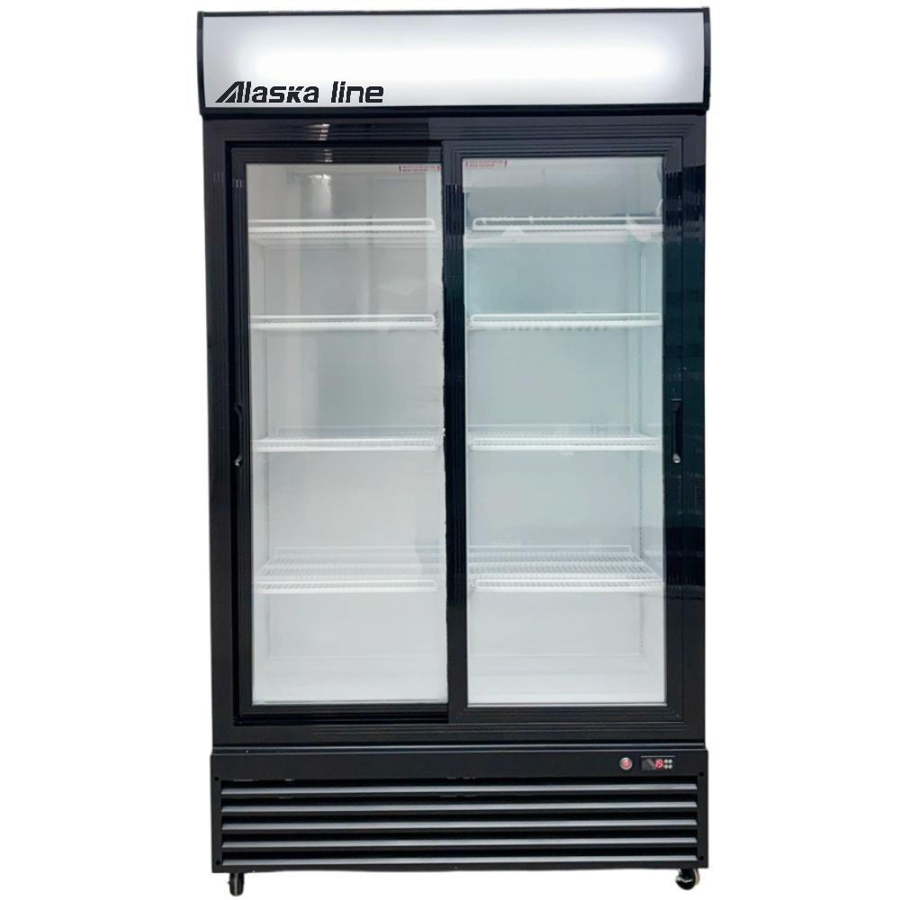 Alaska-Line 45'' Two Sliding Glass Door Cooler 36.7 Cu.Ft. Capacity ...