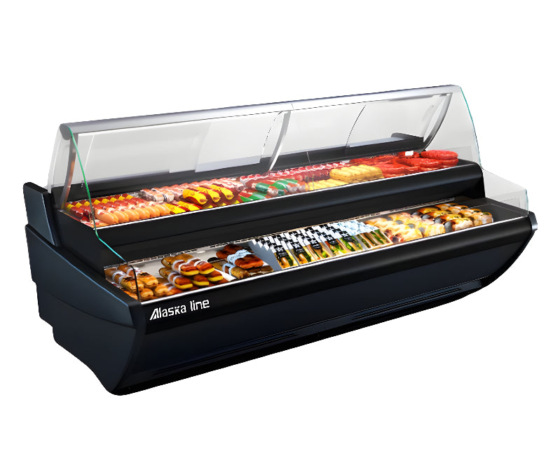 99" Alaska-Line Deli Showcase with Additional Section Remote Compresso