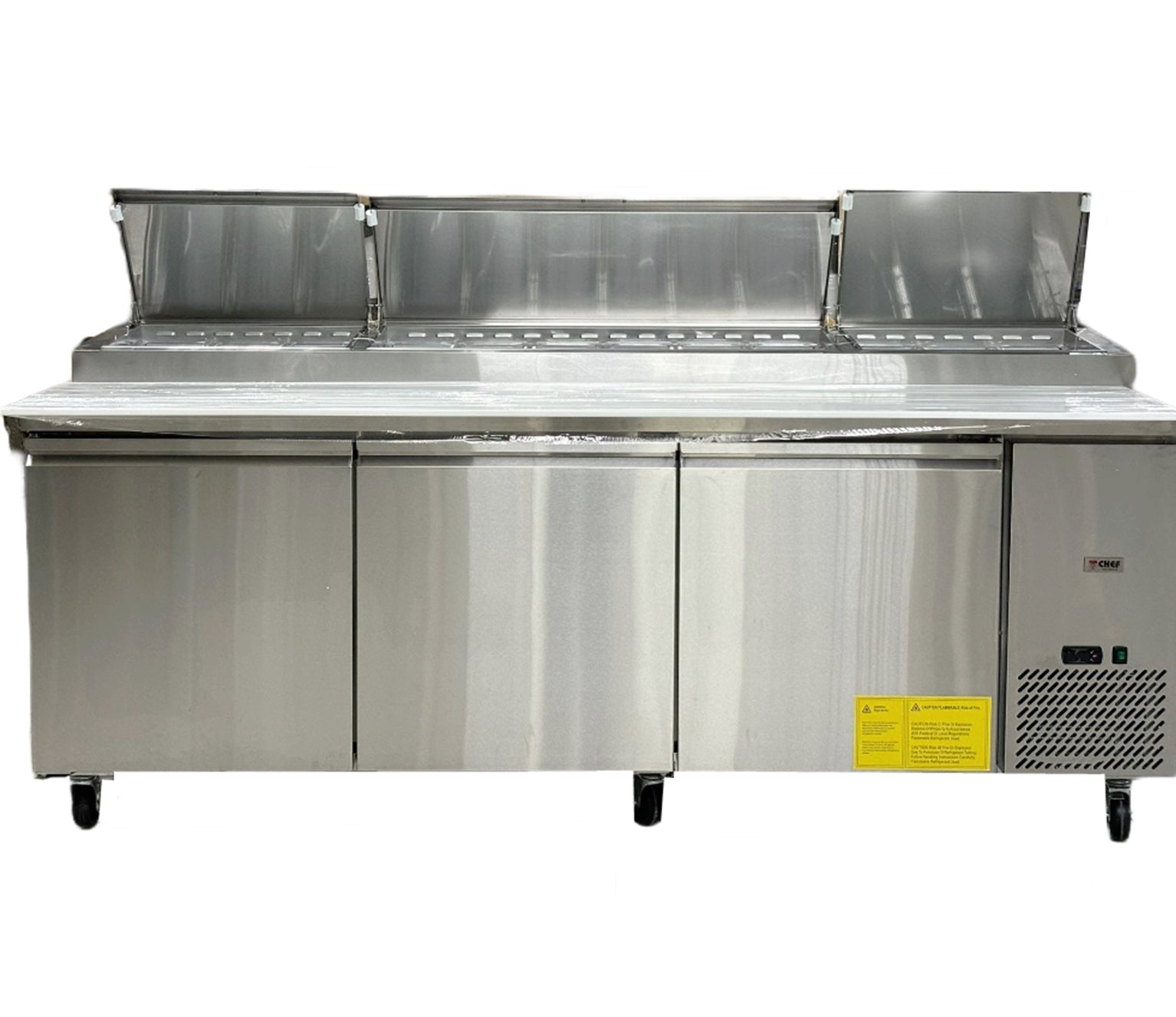 CHEF 8 ft Pizza Prep Table-TPP-94 | SINCO Food Equipment