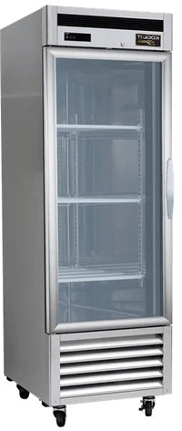 26.8" Kool-It Signature Single Glass Door Display Cooler 18.9 Cu.Ft.,