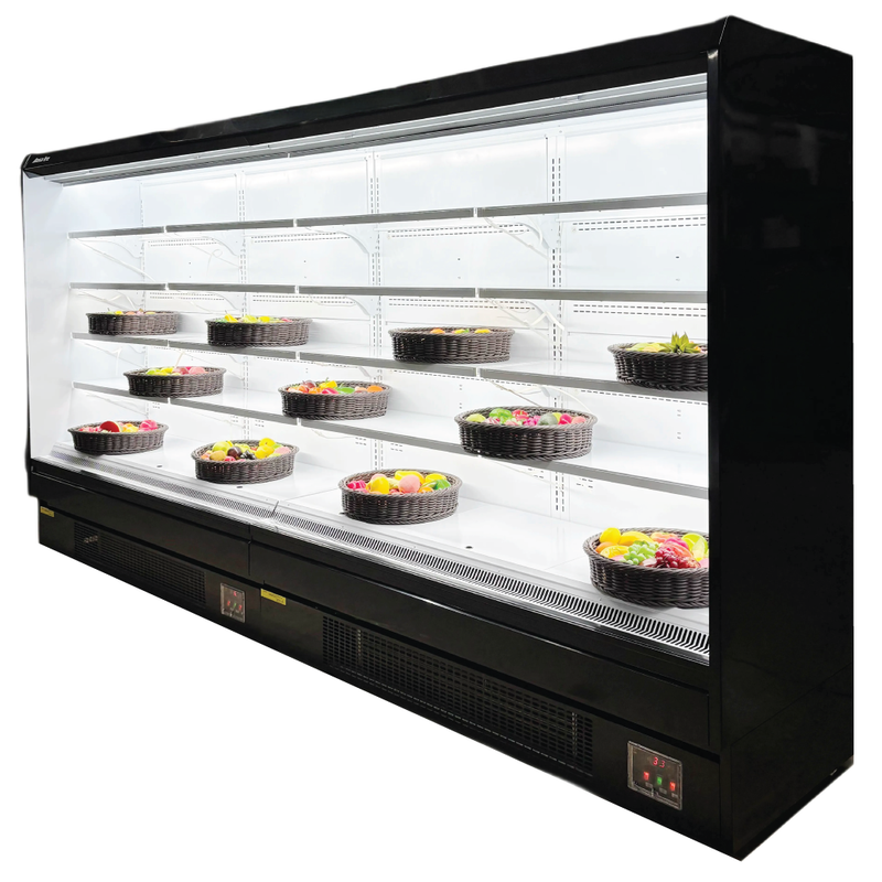 Alaska-Line 152'' - 12Ft. Open Air Merchandise Display Cooler w/ Curta