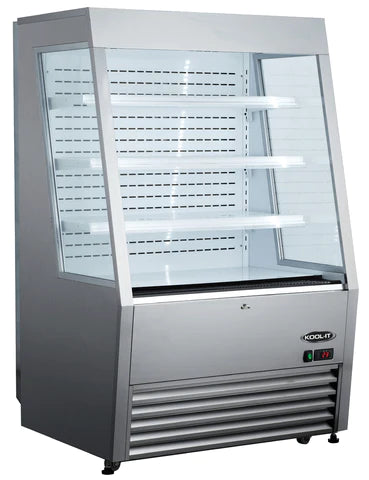Kool-It 36.2" Grab and Go Open Air Cooler Display - 14 Cu. Ft. Capacit